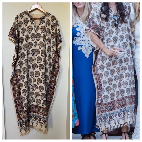Vintage | Dresses | Rare Vintage 97s Persian Kaftan | Poshmark